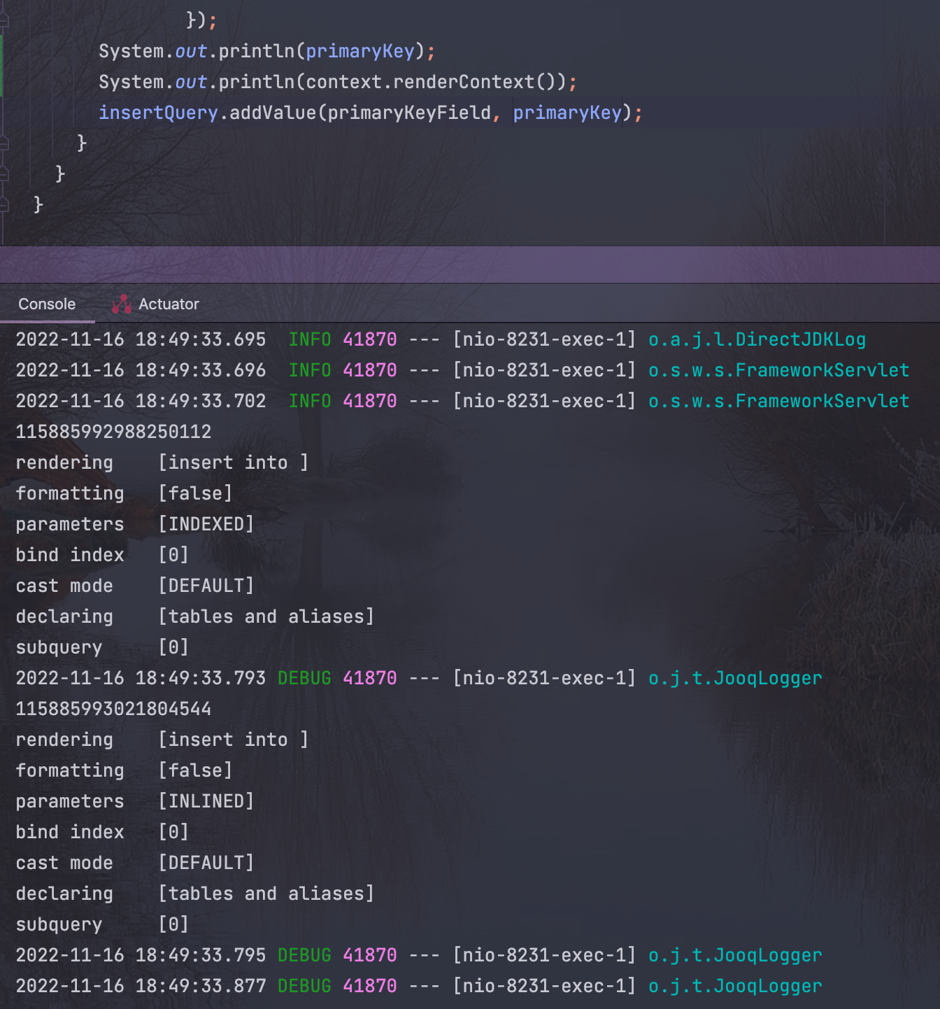 How to inject a custom ID (distributed ID) into the primary key(non auto increment) field when ...