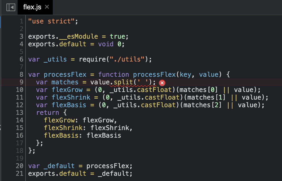 Latest update 2.0.13 produces a flexbox error when using "flex" · Issue ...