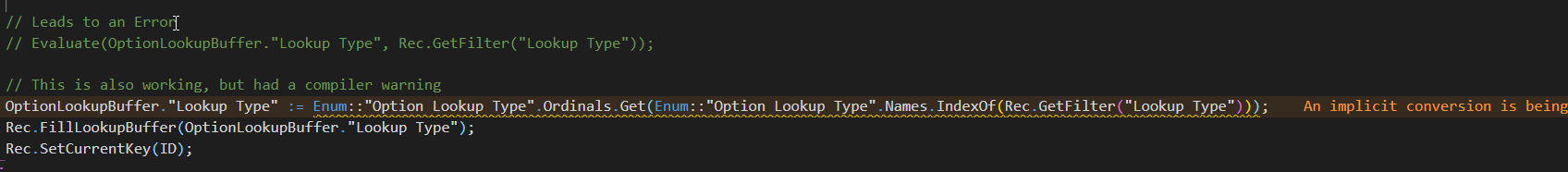 Page 1670 Option Lookup List Evaluate For Extended Enums Leads To Error · Issue 15269