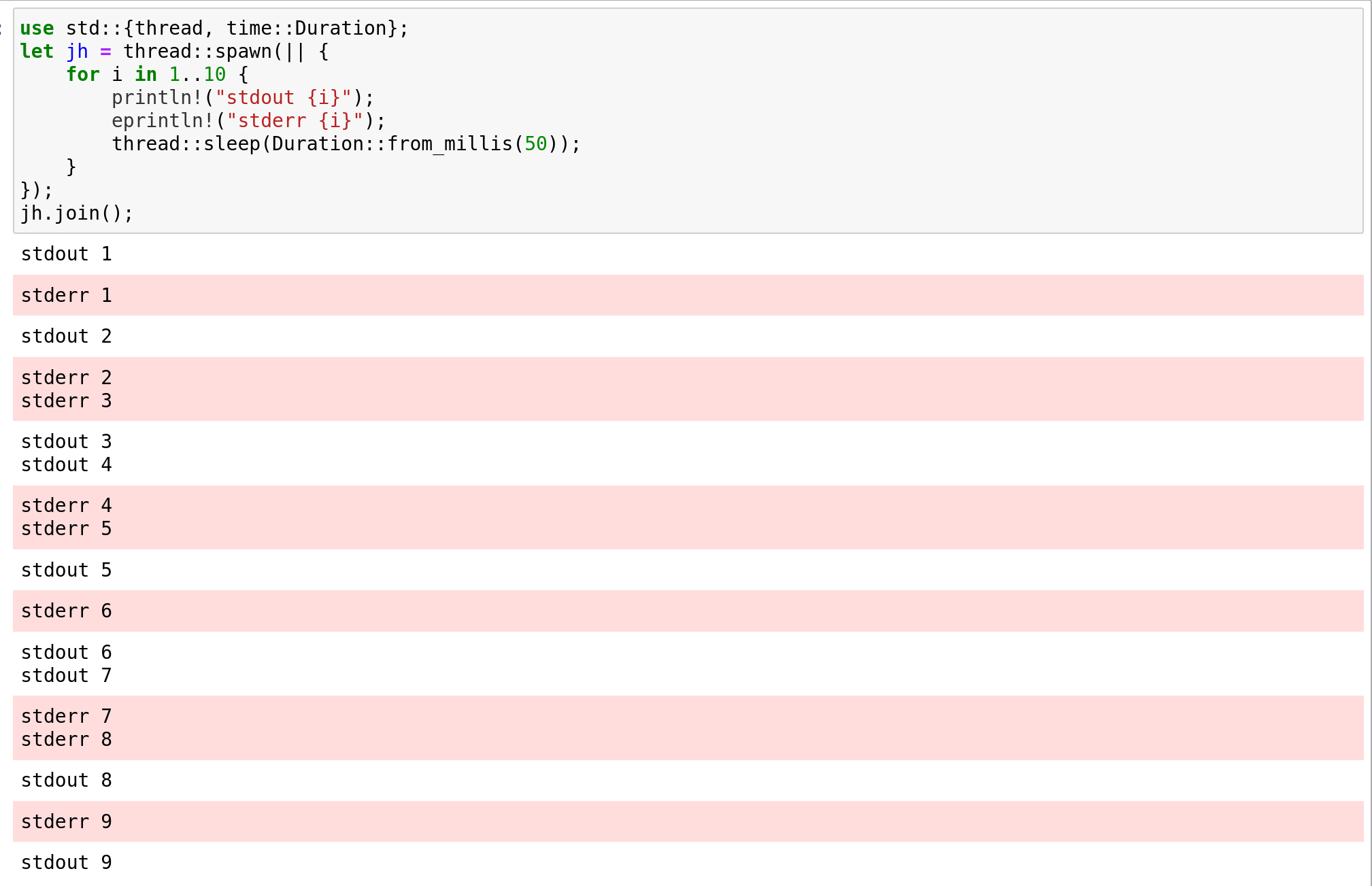 Stderr And Stdout Are Mixed In Jupyter · Issue 235 · Evcxr Evcxr · Github