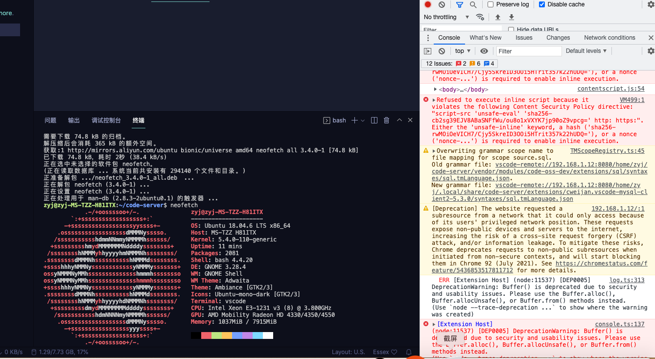 [BUG] / vscode-database-client does not work in code-server. · Issue #585 · cweijan/vscode ...