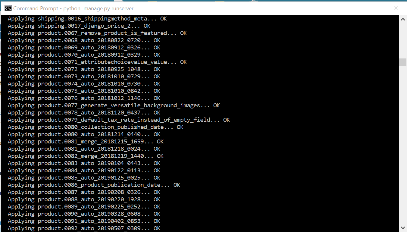 python manage.py migrate has no sample data · Issue #7448 · saleor ...