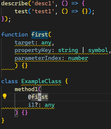 Debug codelens are removed about paramter decorators. · Issue #966 · jest-community/vscode-jest ...