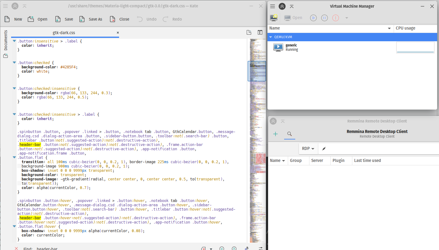 Create a KDE variant with tweaked title-bar and header-bar · Issue #320 · nana-4/materia-theme ...