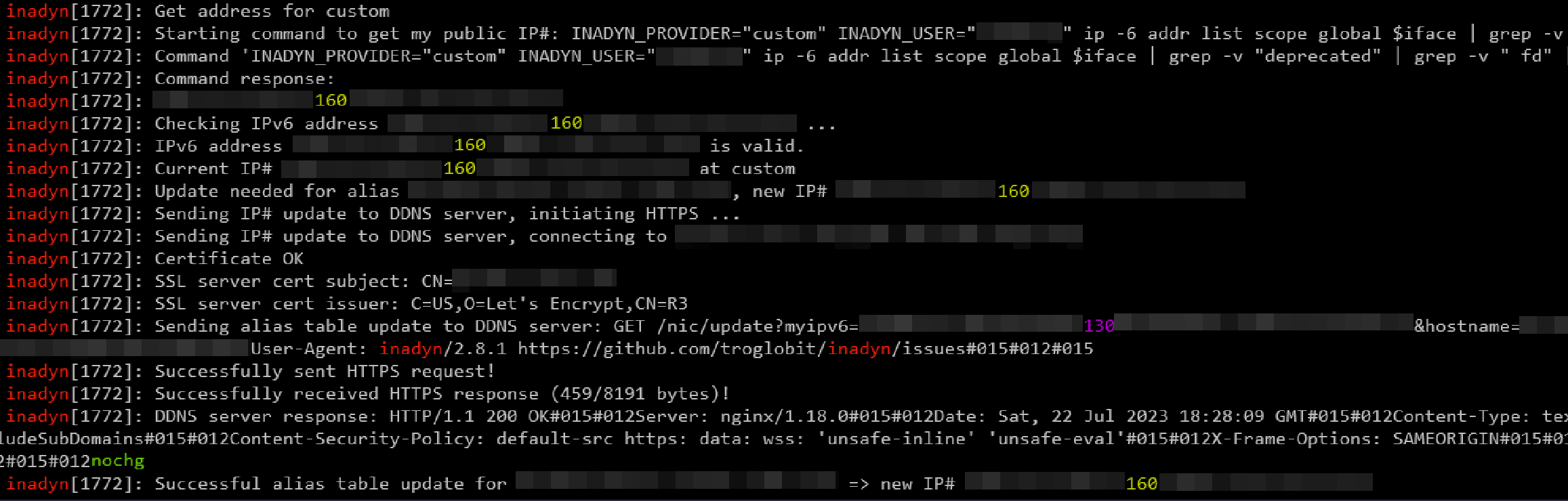 Daemon Sending Wrongold Ip Address On Update · Issue 436 · Troglobitinadyn · Github 