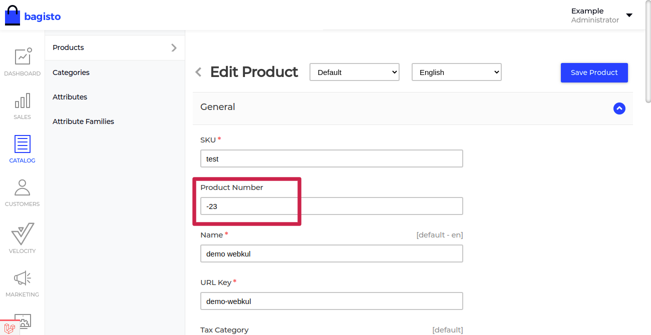 Product number should not accept negative values. · Issue #4651 ...