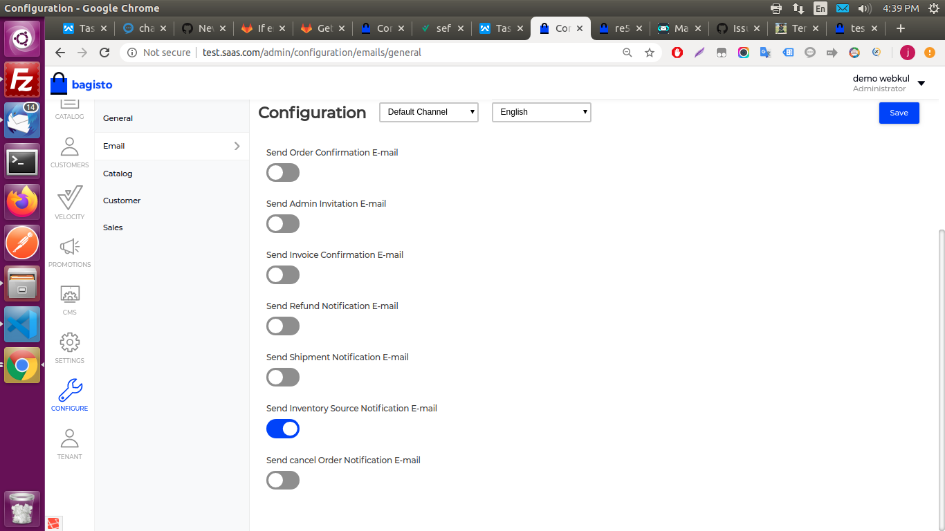 Not getting email for "Send Inventory Source Notification E-mail ...