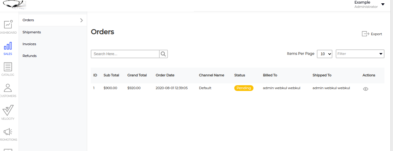 Order status is pending after generating the invoice. · Issue #3654 ...