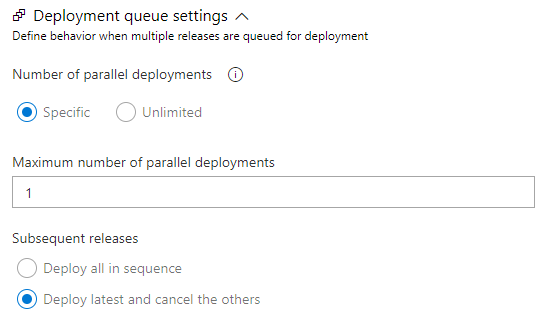 Deployment queue settings support · Issue #454 · microsoft/azure-pipelines-yaml · GitHub