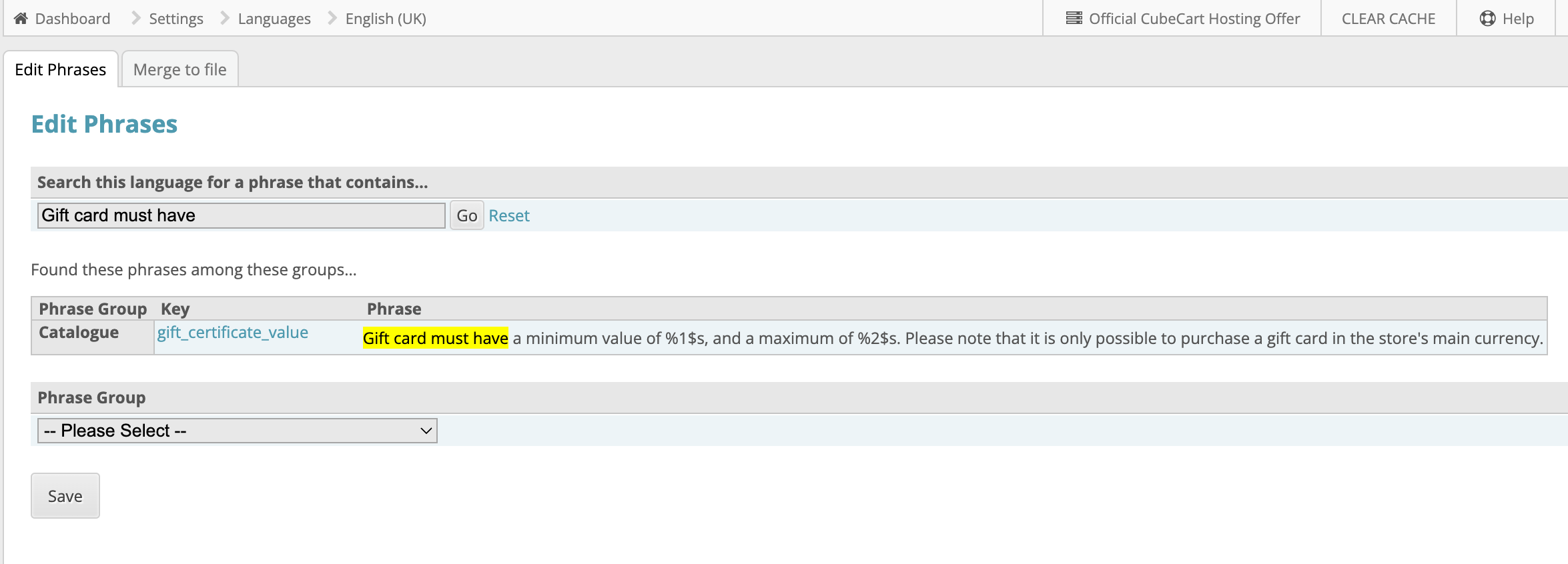 Gift Cards - SEO · Issue #3069 · cubecart/v6 · GitHub