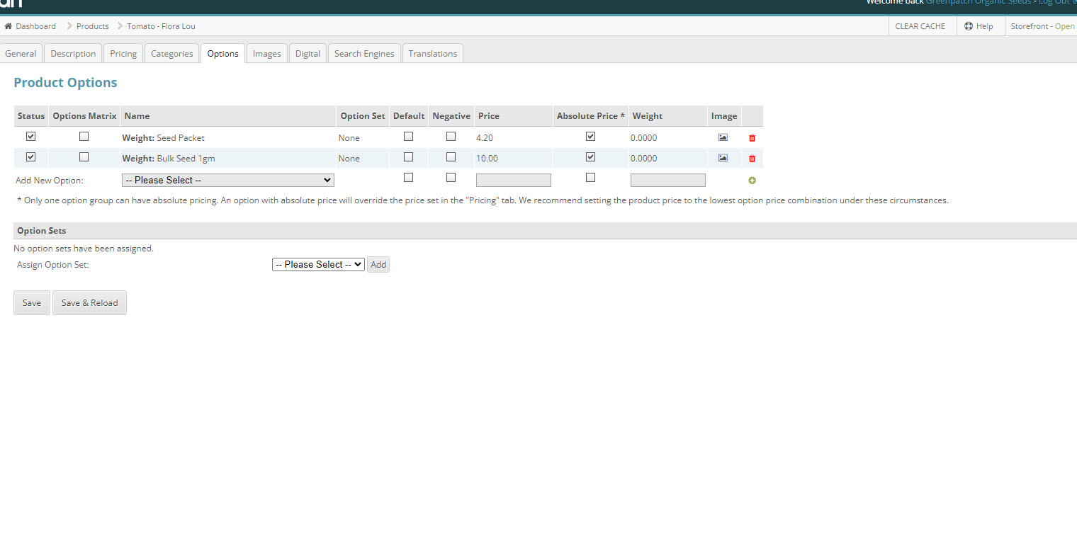 Sale price error on product options · Issue #3226 · cubecart/v6 · GitHub