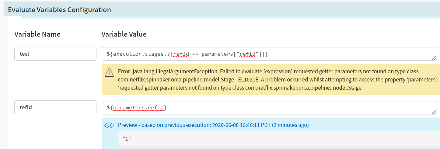 orca can't resolve pipeline parameters inside collection selection expression · Issue #5824 ...