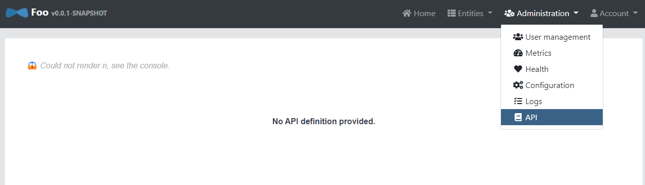 swagger-ui fails to render using monolith application with service-discovery and jhipster ...