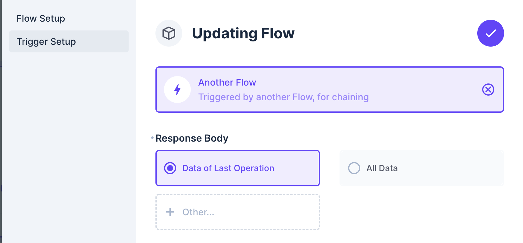 Can't pass trigger payload on blocking flow response · Issue #14439 ...