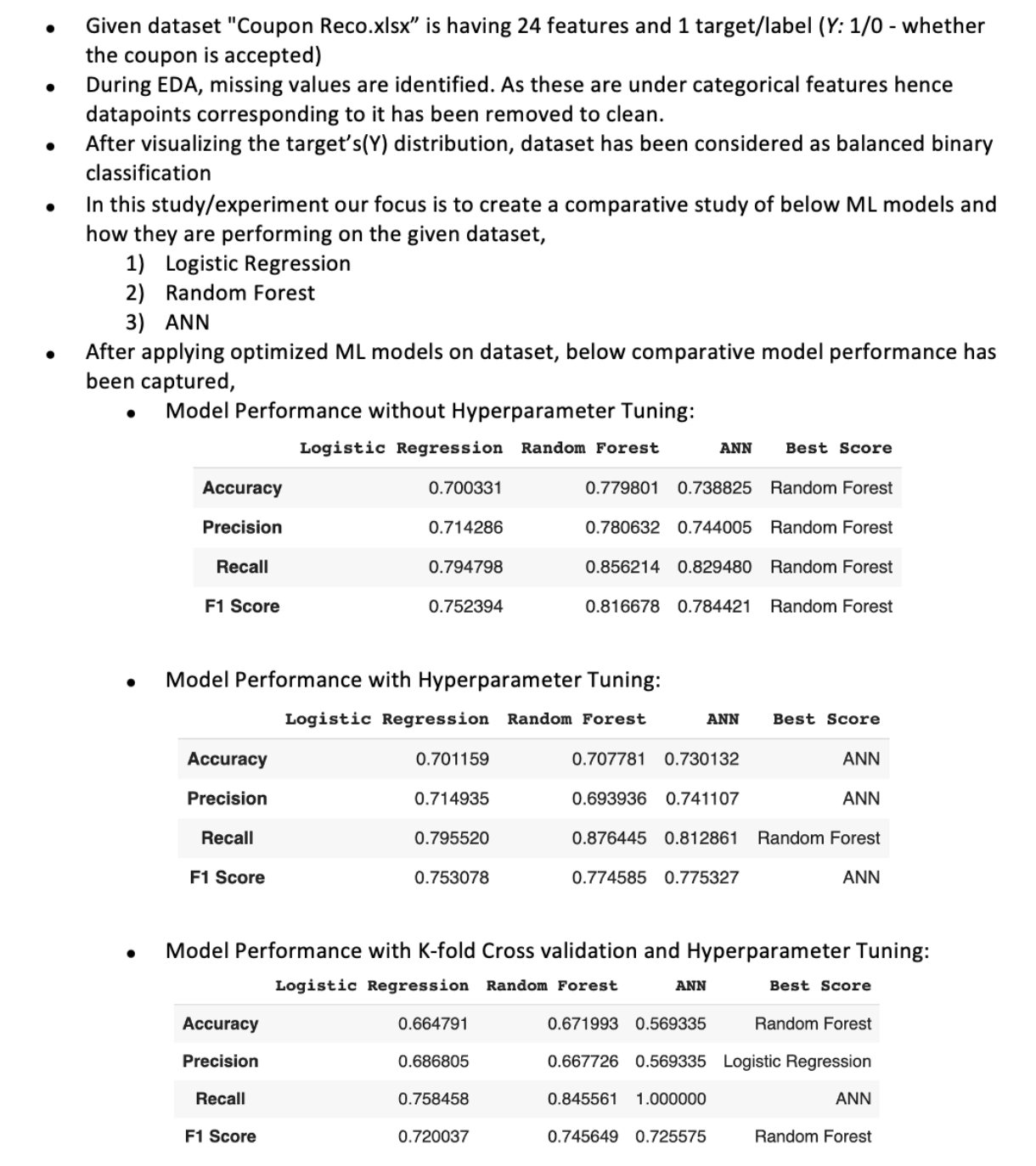 Github Susd1234 Ml Model Comparison Framework Ml Model Comparison Framework