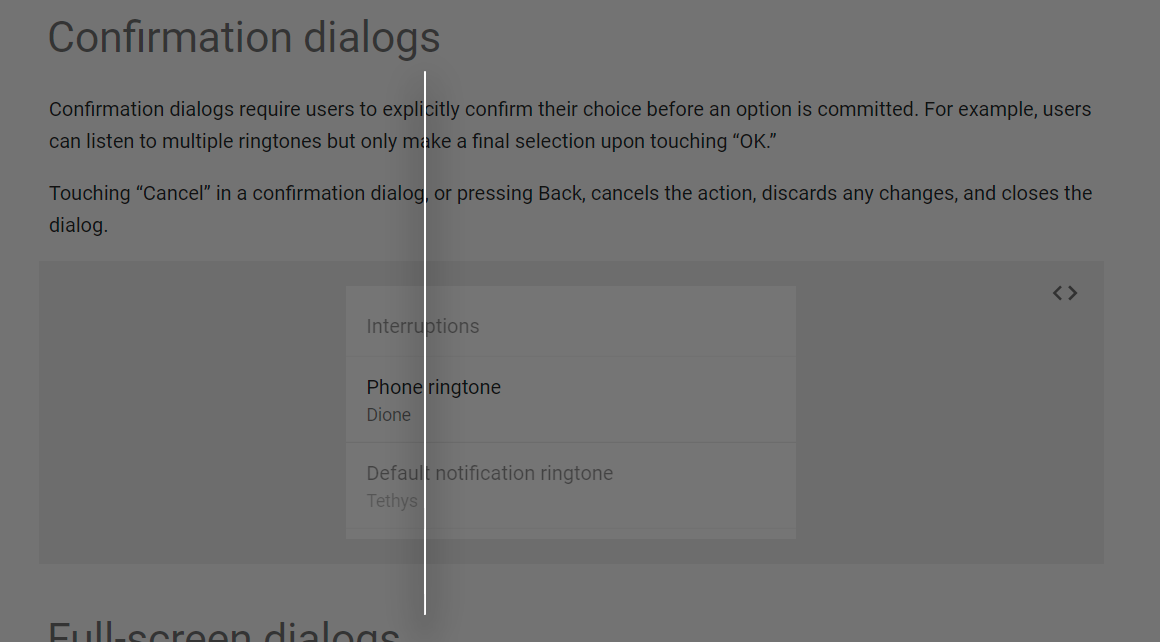 Broken example for Dialogs on material-ui.com beta 21 · Issue #9138 ...