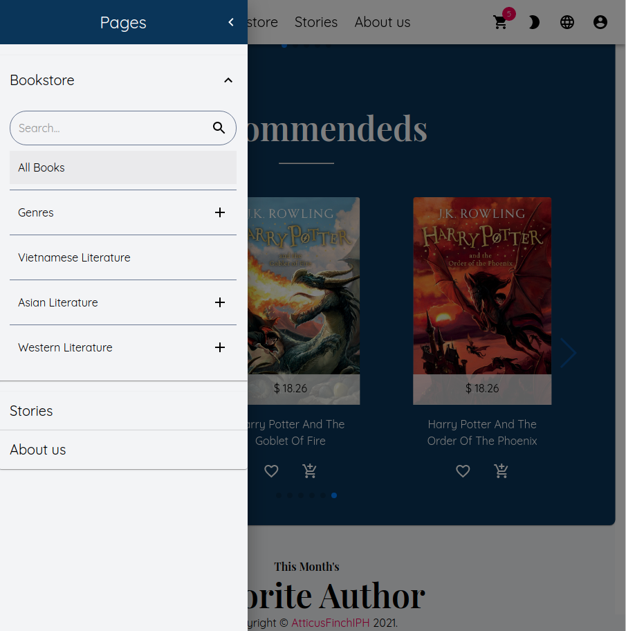 GitHub - AtticusFinchIPH/atticus-literature: Ititially, it's a bookstore website. However, I 'd ...