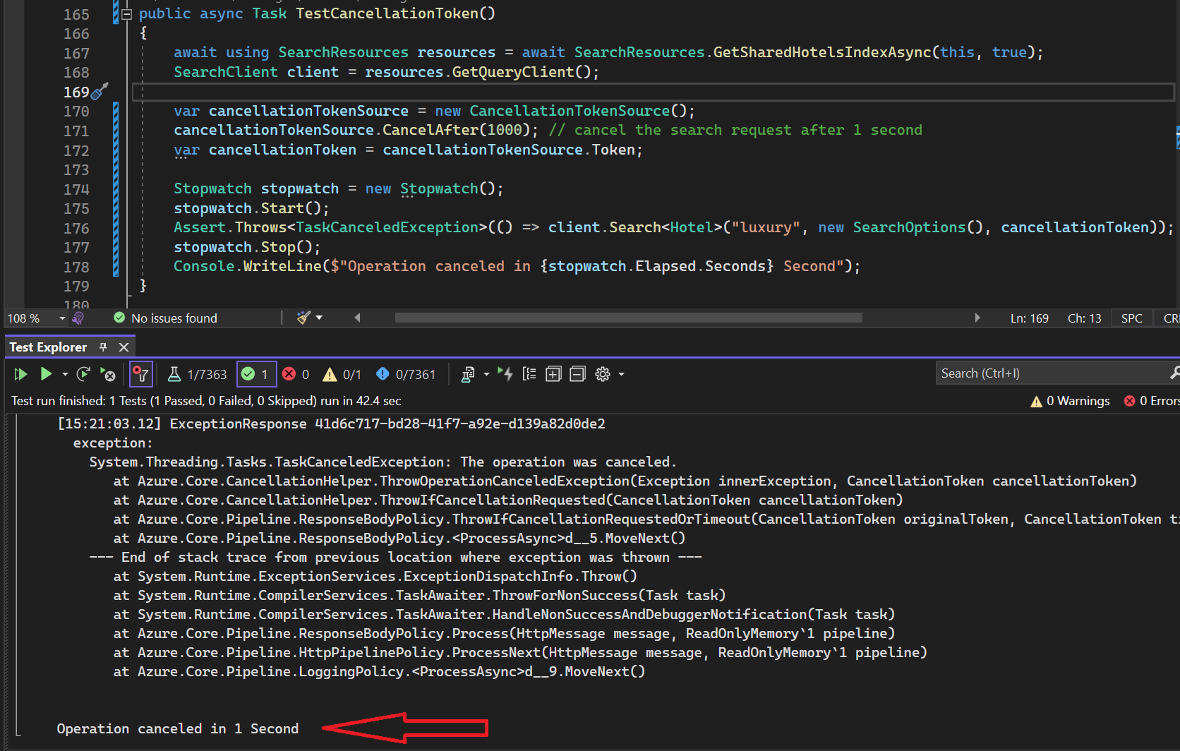 Bug Azure Search Sdk Does Not Seem To Respect Cancellation · Issue 33369 · Azureazure Sdk 
