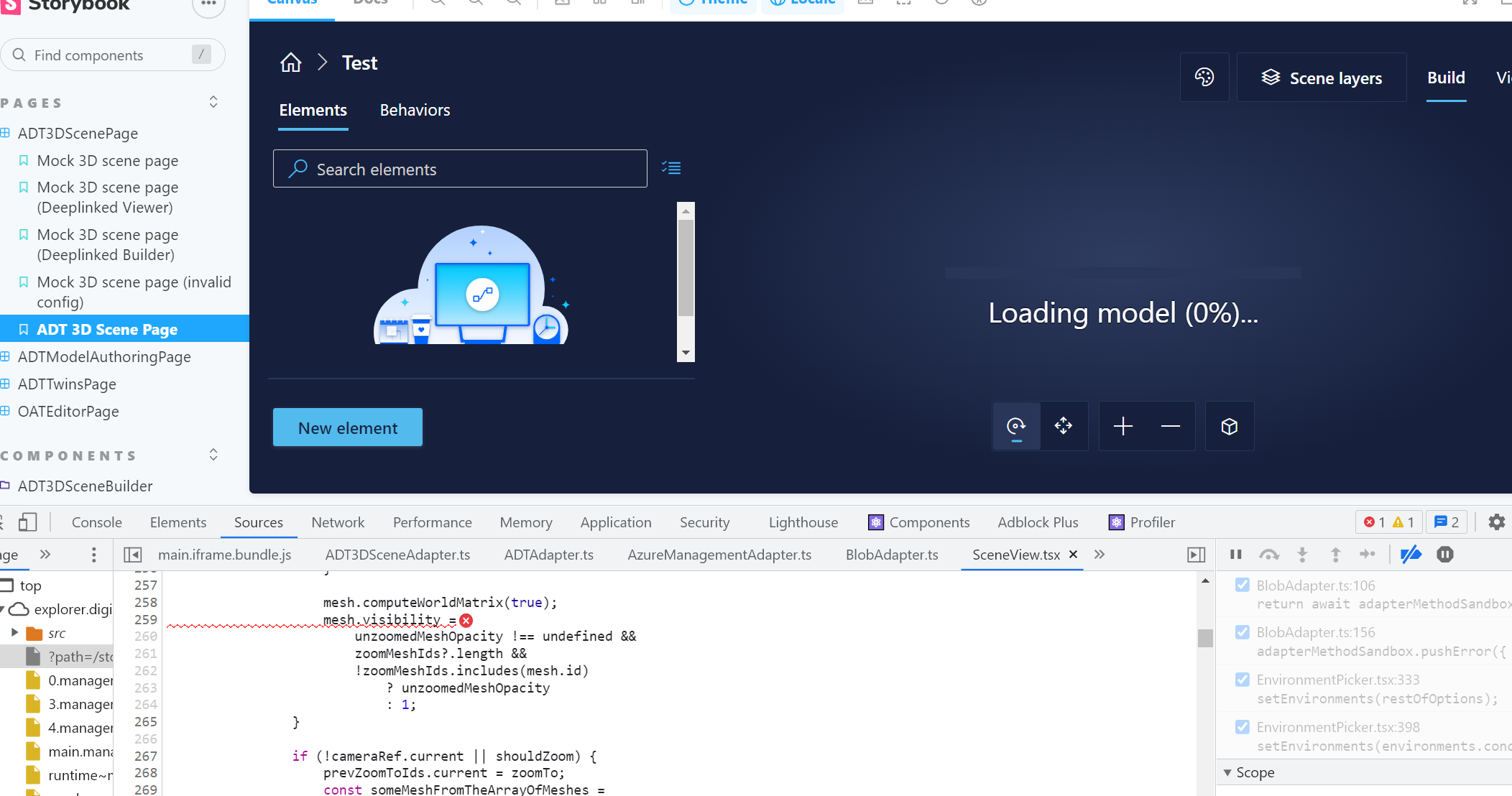 Sceneview Mesh Visibility Error On Newly Created Scene And Assigned Model From Container · Issue 