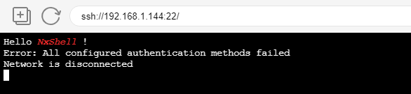 v1.4.5 ssh登录时输入用户名后：Error: All configured authentication methods failed · Issue #91 · nxshell ...