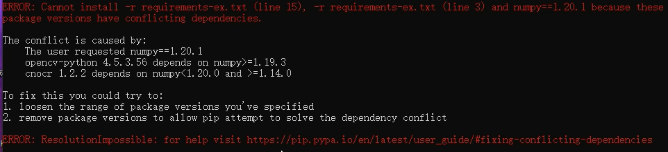 执行`一键配置环境`时，会提示依赖有冲突 · Issue #254 · ArknightsAutoHelper ...