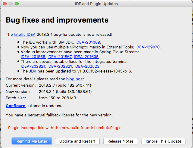 Not support idea 2018.3 · Issue #556 · mplushnikov/lombok-intellij-plugin · GitHub