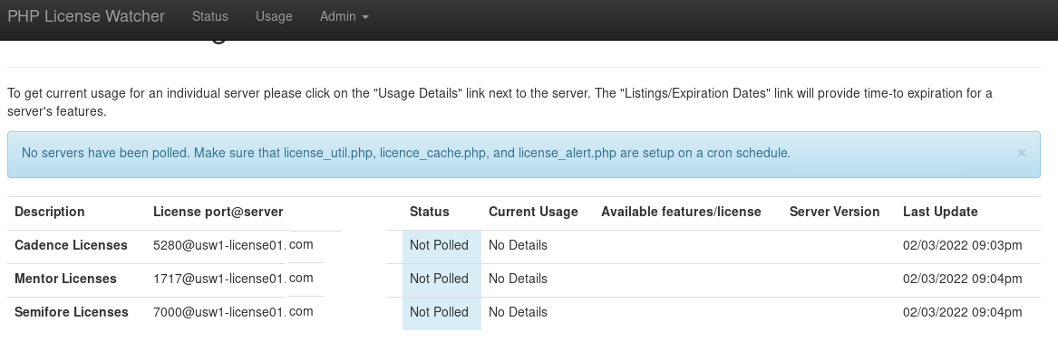 Query error · Issue #110 · phpLicenseWatcher/phpLicenseWatcher · GitHub