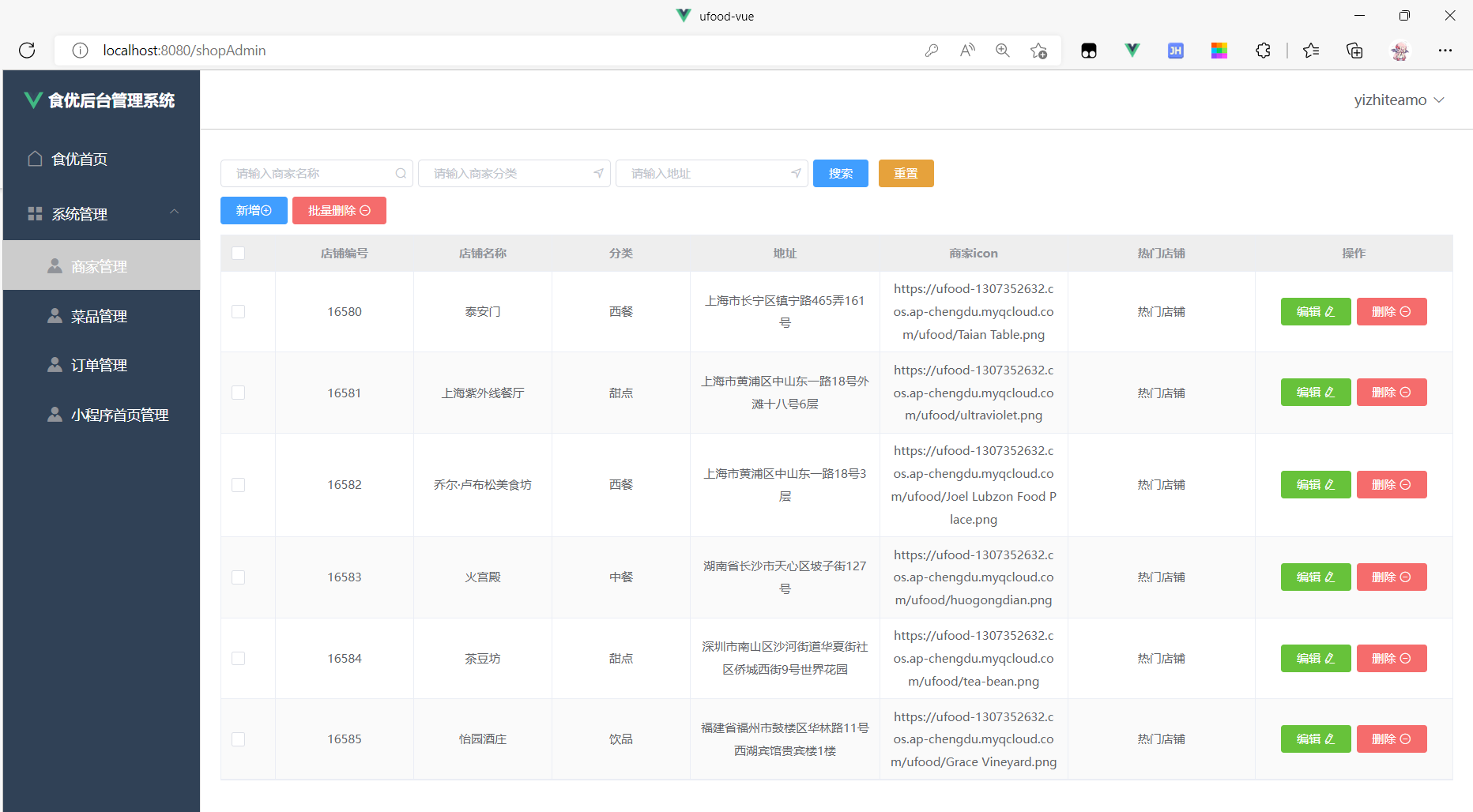 GitHub - yizhiteamo/UFood: UFood Online Ordering Platform Based on Mini ...