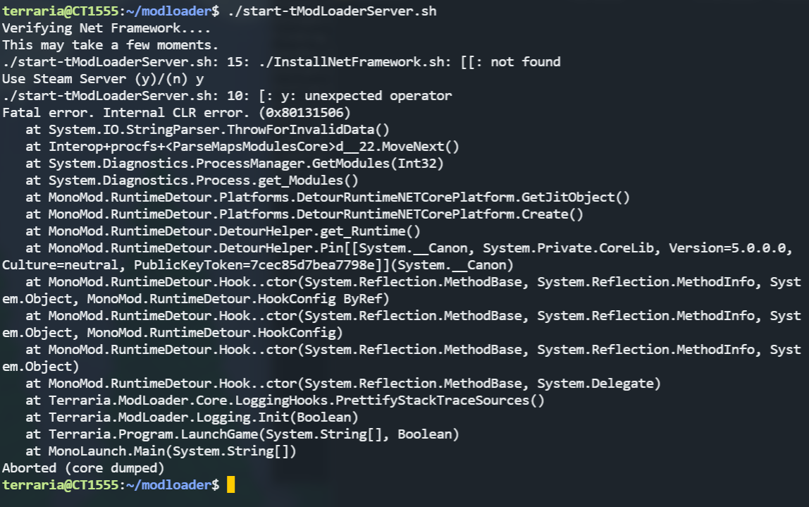 InstallNetFramework.sh on Debian Stretch issue · Issue #1778 · tModLoader/tModLoader · GitHub