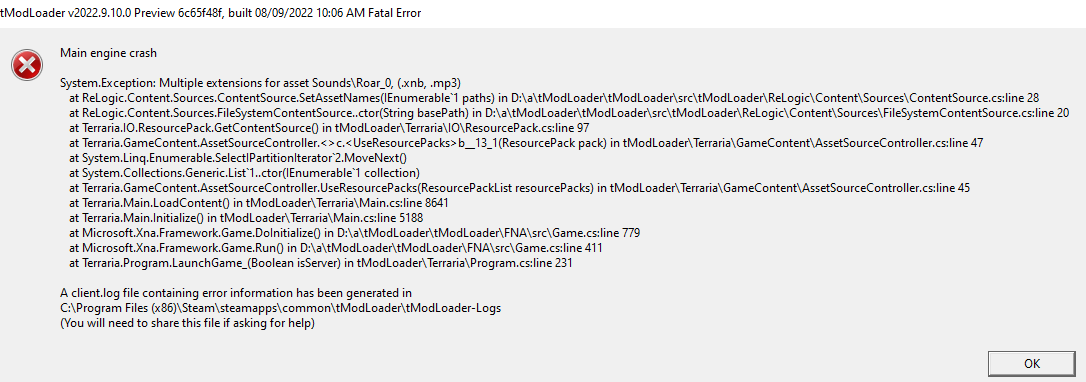 Resource Pack Bugs prevent the game from loading (Multiple extensions for asset) · Issue #2913 ...