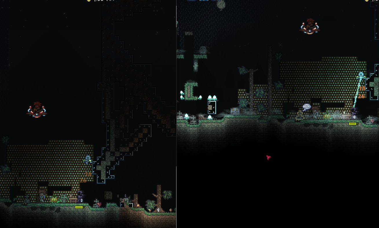 Multiplayer non-owning clients do not display UFO attack particles · Issue #2655 · tModLoader ...