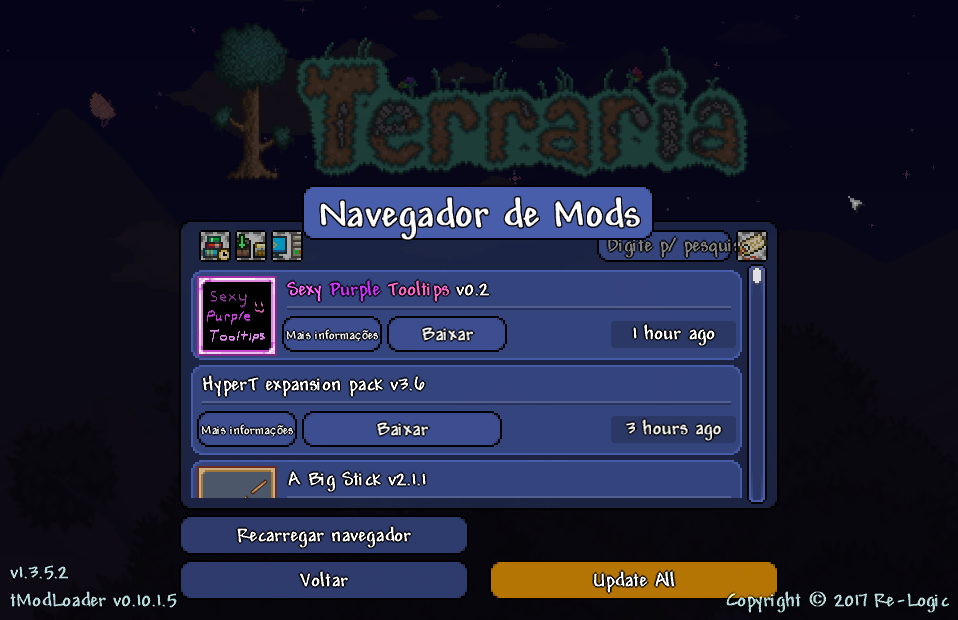 A visual glitch in Mod Browser · Issue #391 · tModLoader/tModLoader · GitHub