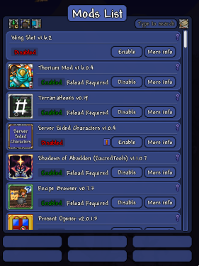 Mod menu buttons missing text · Issue #574 · tModLoader/tModLoader · GitHub