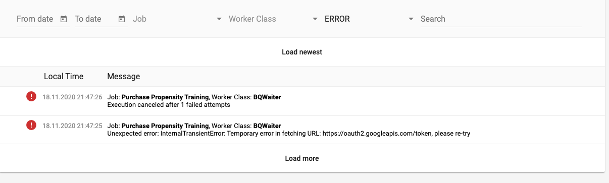 InternalTransientError in BQWaiter while training AutoML model via BQMLTrainer · Issue #210 ...
