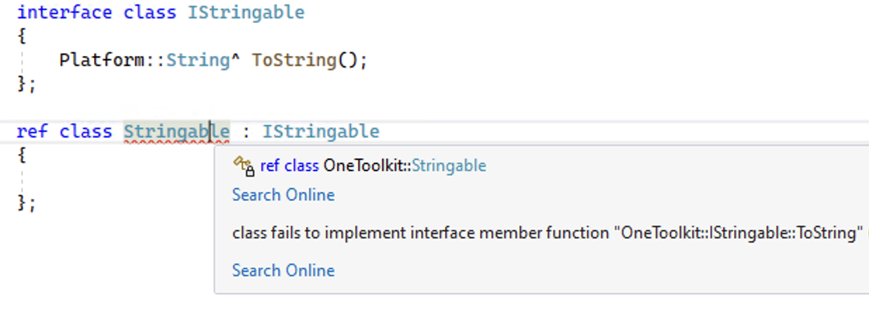 Enhance Ide Support For Implementing Interfaces Through Winrtimplements · Issue 1085