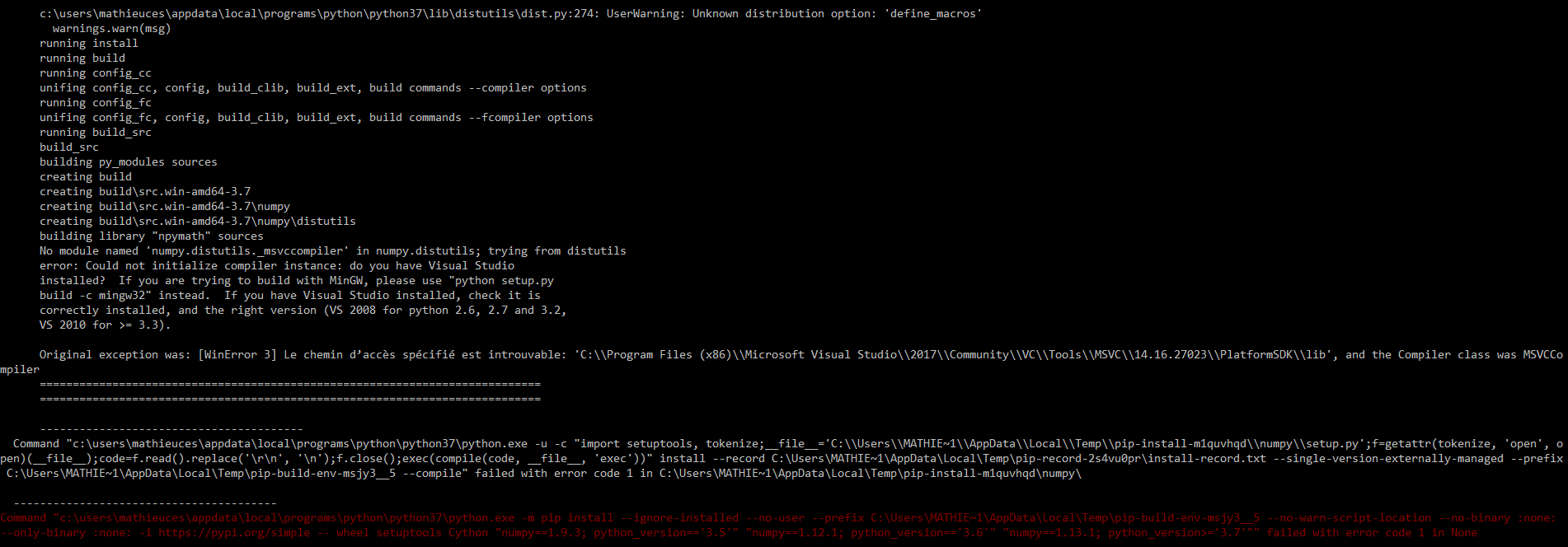 Install Zipline with pip/Pycharm · Issue #2368 · quantopian/zipline · GitHub