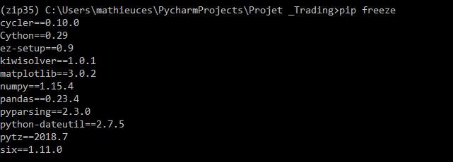 Install Zipline with pip/Pycharm · Issue #2368 · quantopian/zipline · GitHub