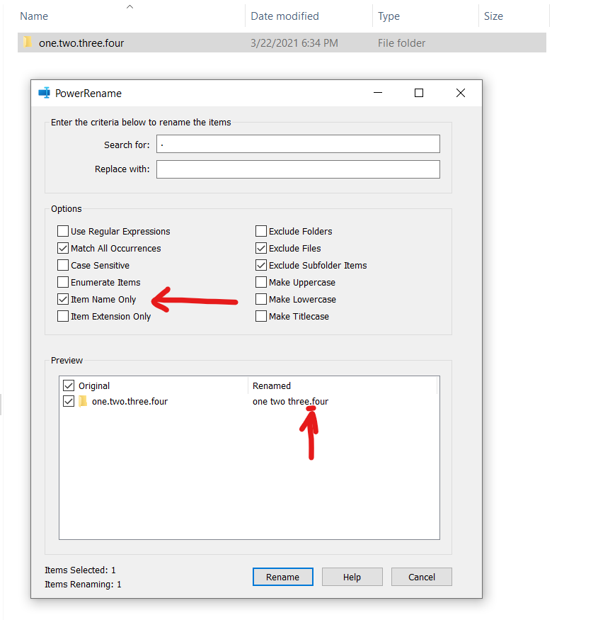 [PowerRename] Recognizing the extension in the folder name · Issue #10377 · microsoft/PowerToys ...