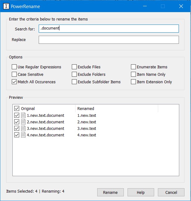 PowerRename: problem with file extensions · Issue #597 · microsoft ...