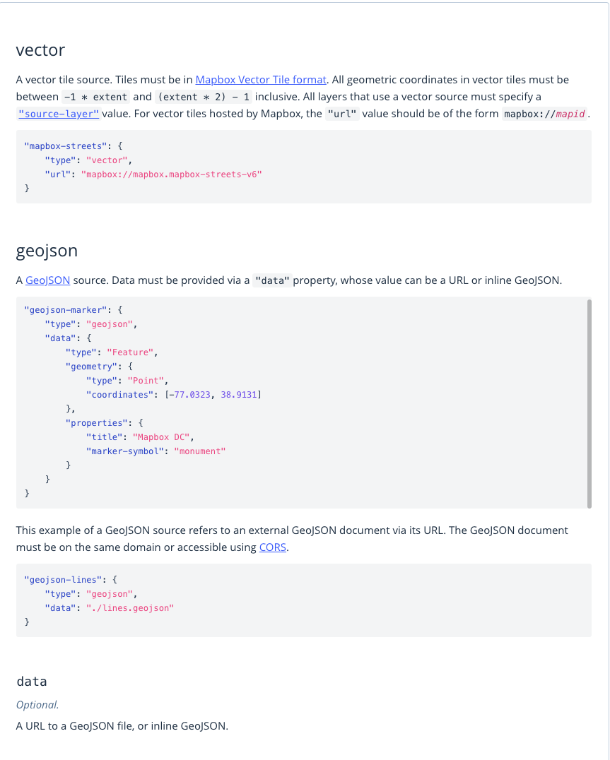 Wrong StyleSpec Docs for Geojson Source · Issue #7873 · mapbox/mapbox-gl-js · GitHub