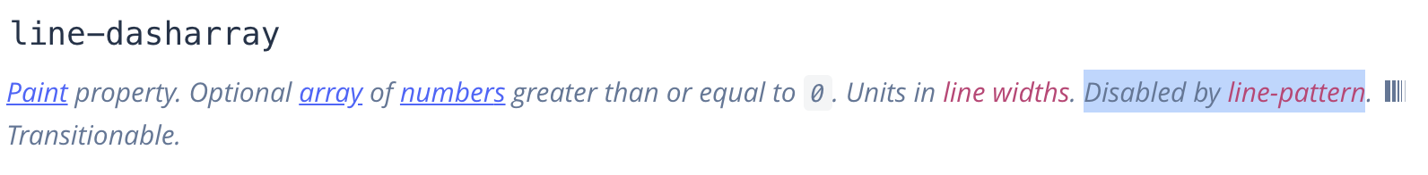 "line-dasharray" has some problems that cannot be rendered · Issue #8656 · mapbox/mapbox-gl-js ...