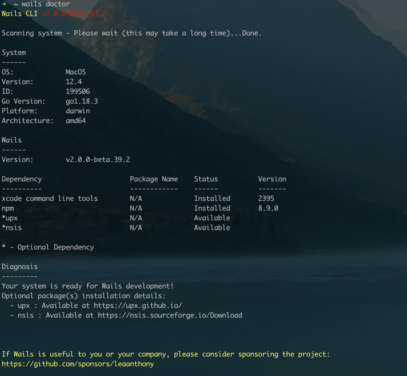 mac开发模式下无法启动 · Issue #1617 · wailsapp/wails · GitHub