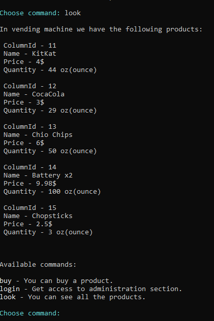 GitHub - MihaiPoenaru18/VendingMachine