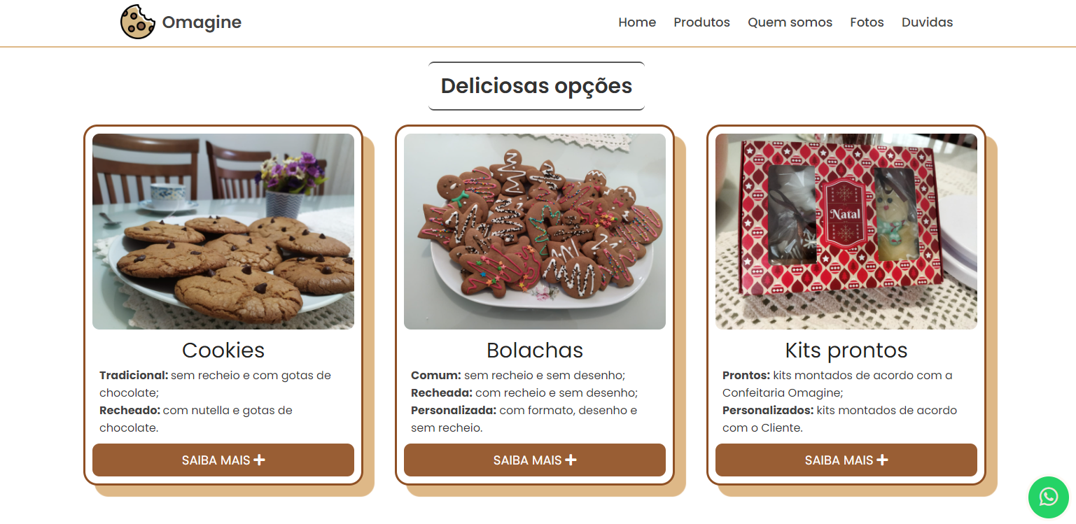 GitHub - felipedalperio/template-confeitaria-omagine: Omagine é um projeto real de uma ...