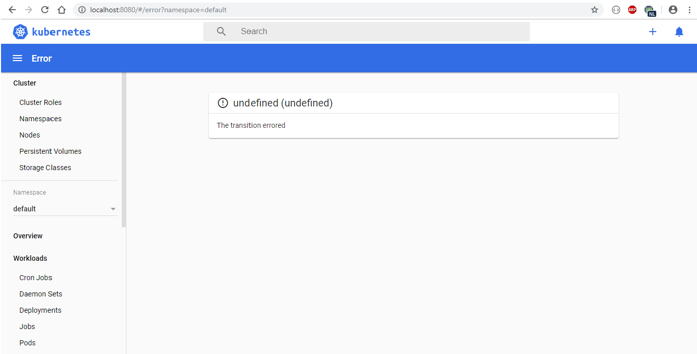 Getting error building dashboard (Unhandled 'error' event) · Issue ...
