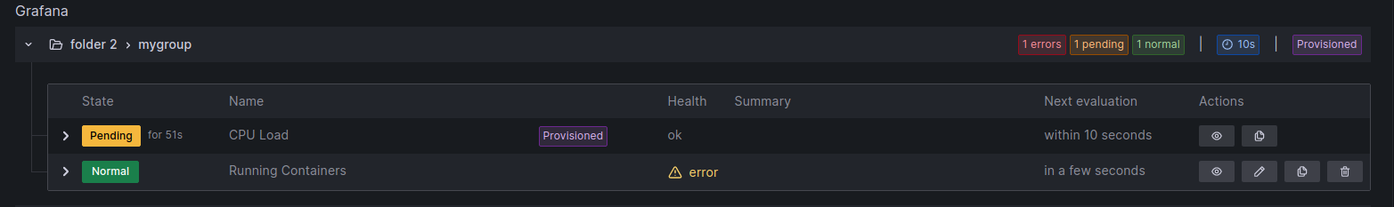 Alerting: cannot modify or delete alert rule if there are multiple errored alert rules in the ...