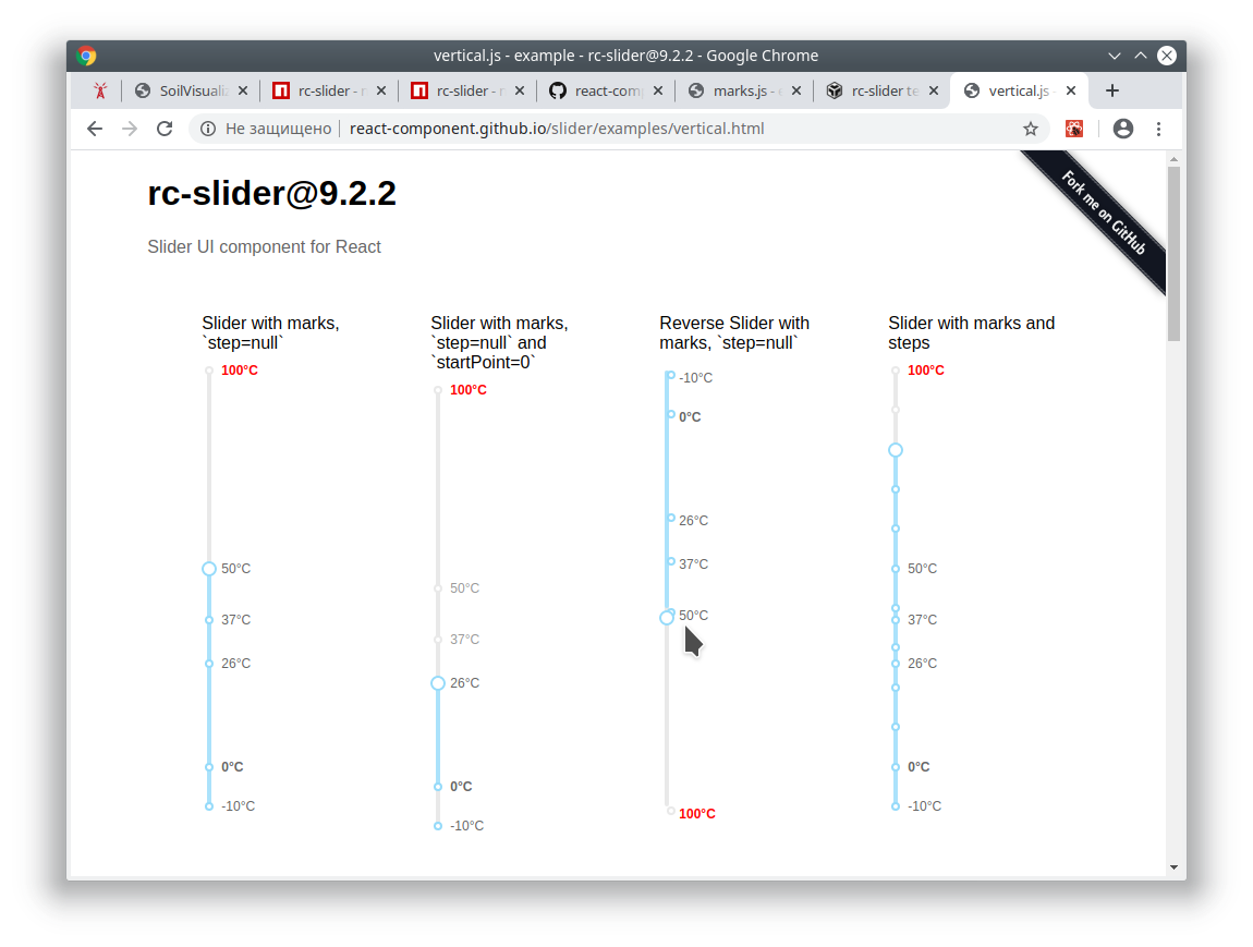 Marks are shifted to the right on the vertical reverse slider · Issue #633 · react-component ...