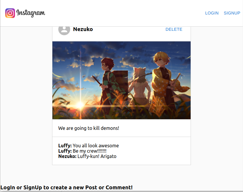 GitHub - poojaMate14/Instagram-clone: A basic clone of Instagram