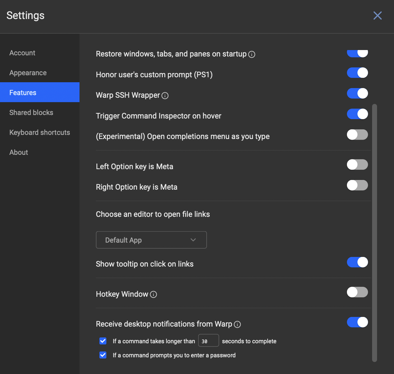 [Bug] Warp doesn't get the last command from terminal · Issue #1830 · warpdotdev/Warp · GitHub