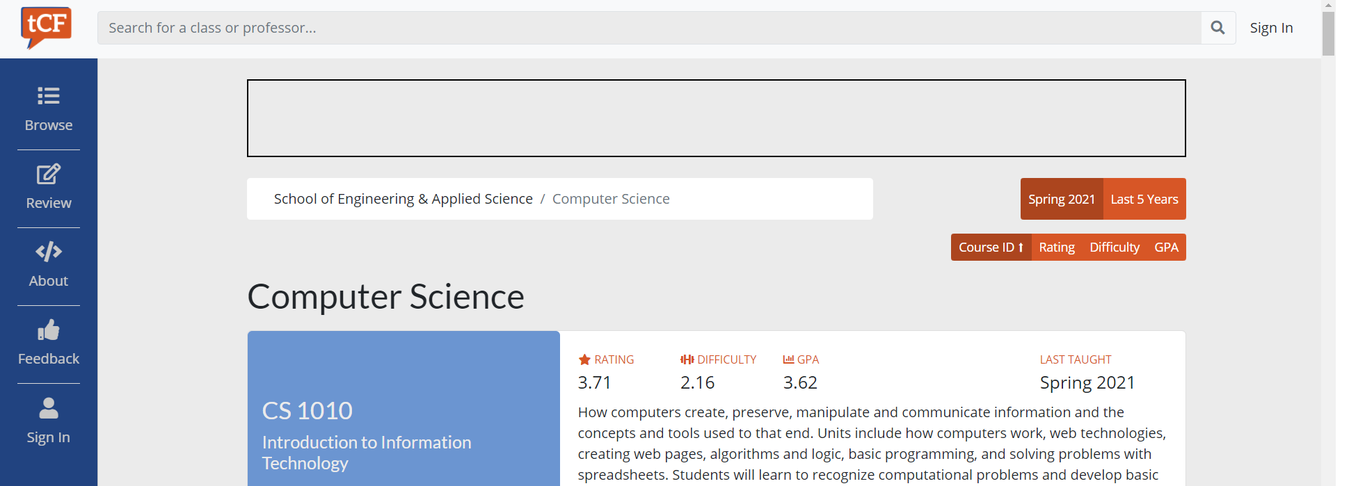 Adsense by julesfll · Pull Request #480 · thecourseforum/theCourseForum2 · GitHub